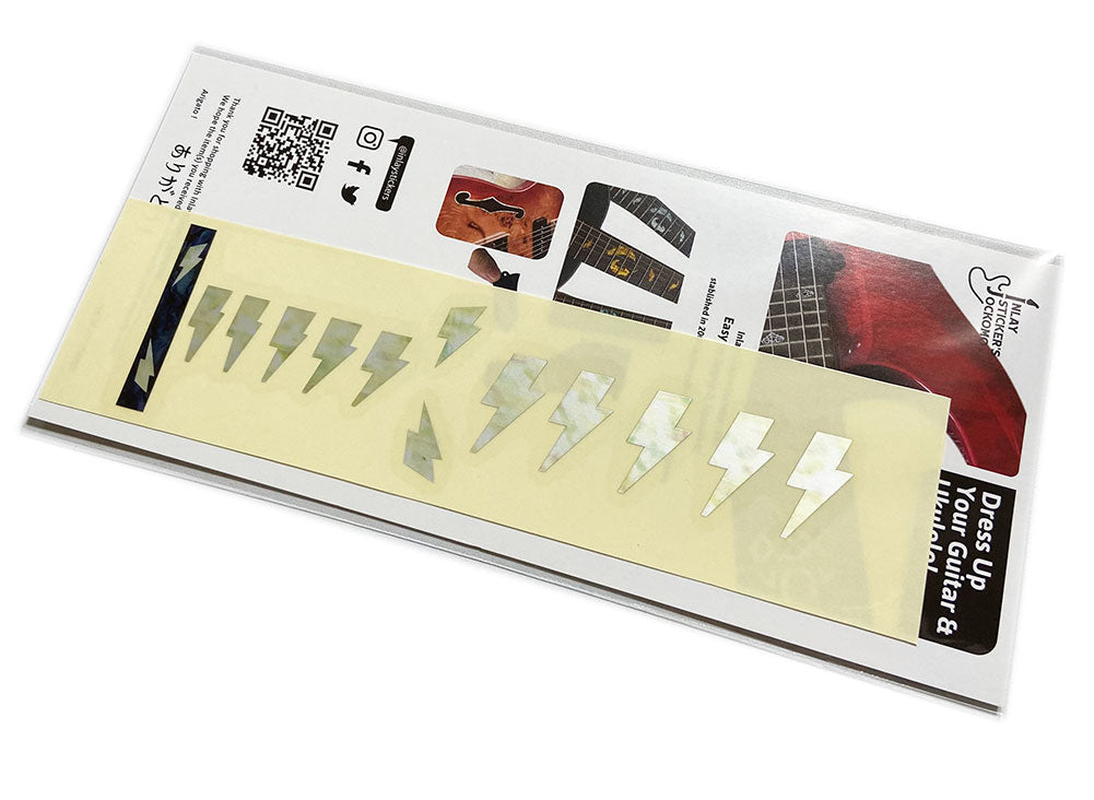 AC/DC Angus Lightning Bolts - Fret Markers for Guitars