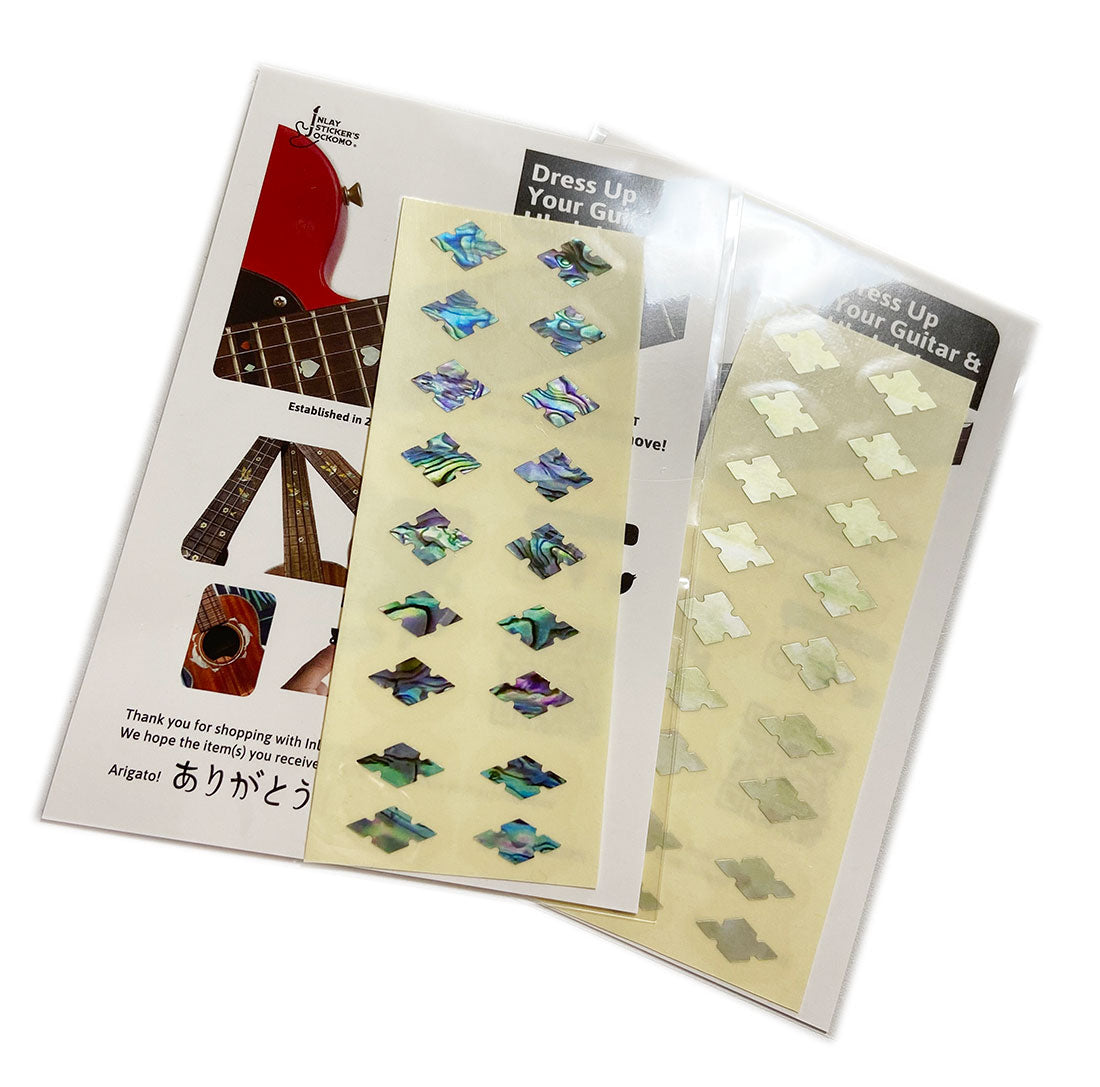 Traditional Slotted Diamond - Fret Markers for Guitars, Bass & Ukuleles