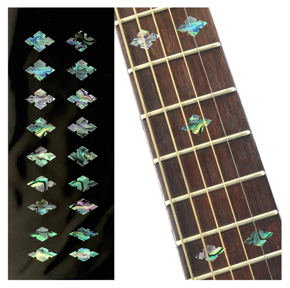 Traditional Slotted Diamond - Fret Markers for Guitars, Bass & Ukuleles