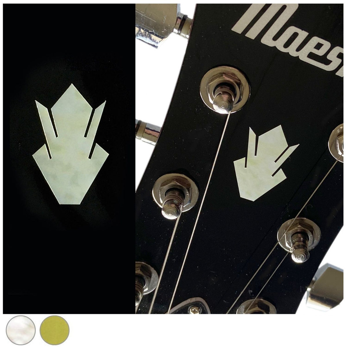 Vintage Crown - Inlay Sticker for Headstock – Inlay Stickers Jockomo