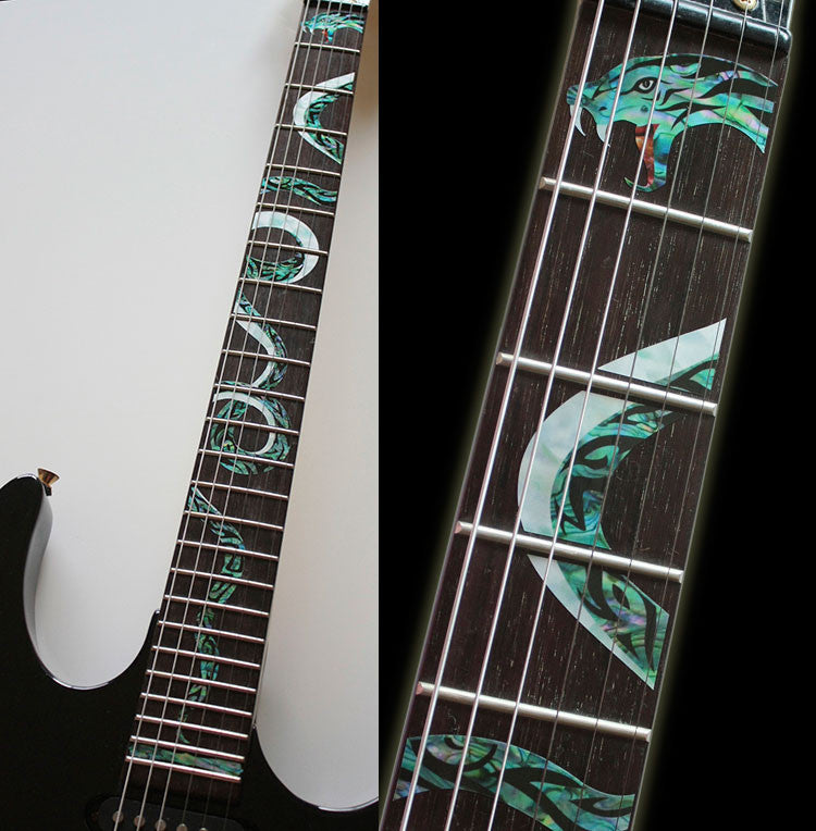 Twisted Snake - Fret Markers for Guitars – Inlay Stickers Jockomo
