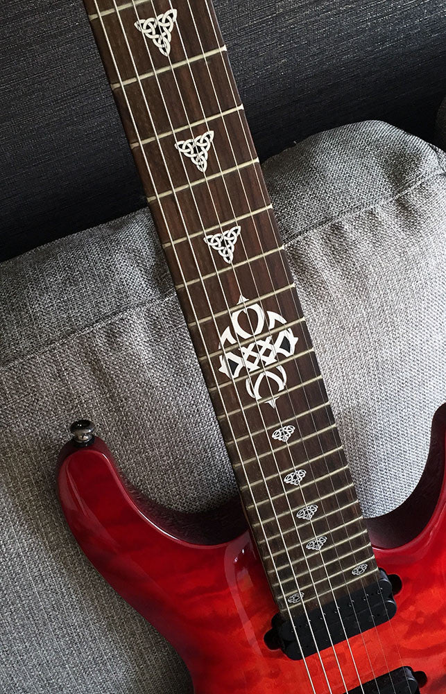 Celtic Triangle Knot (Metallic) - Emblem 12th Fret Markers Set – Inlay ...