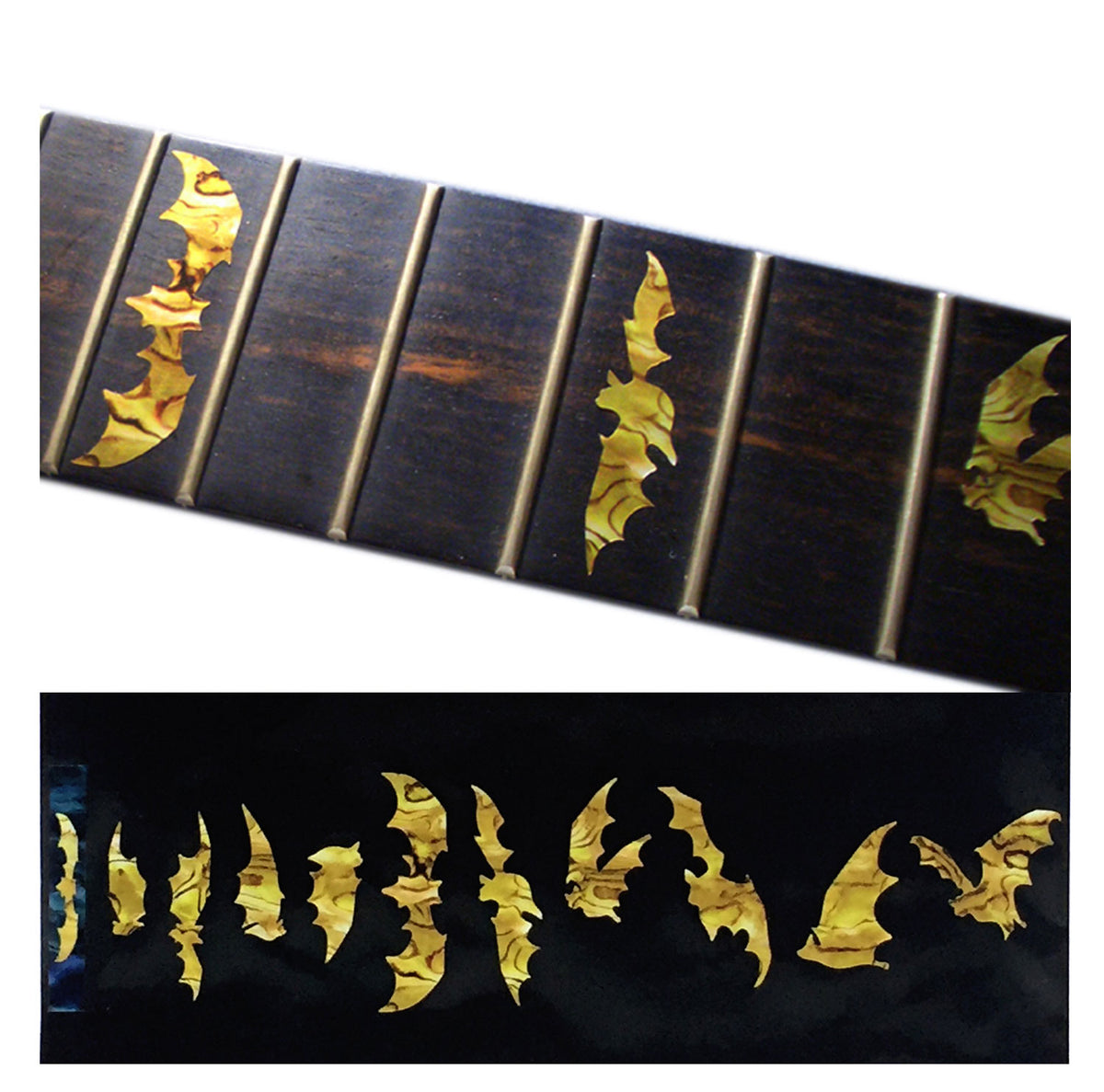 Bat Wings (Vampire Bats) - Fret Markers for Guitars & Bass – Inlay ...