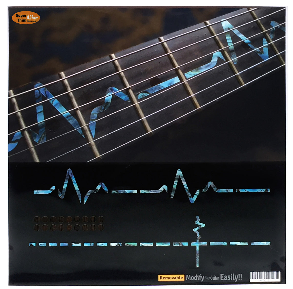 EKG / Heartbeat Line - Fret Markers for Guitars – Inlay Stickers Jockomo