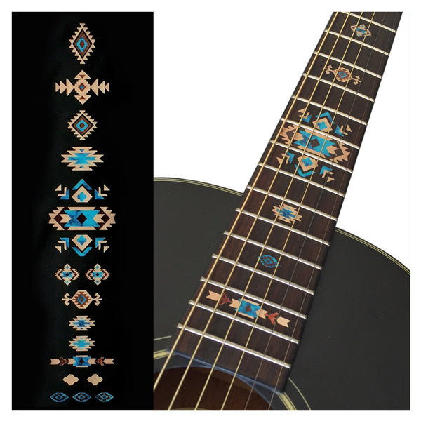 Native American Style Ethnic Pattern Fret Markers for Guitars – Inlay ...