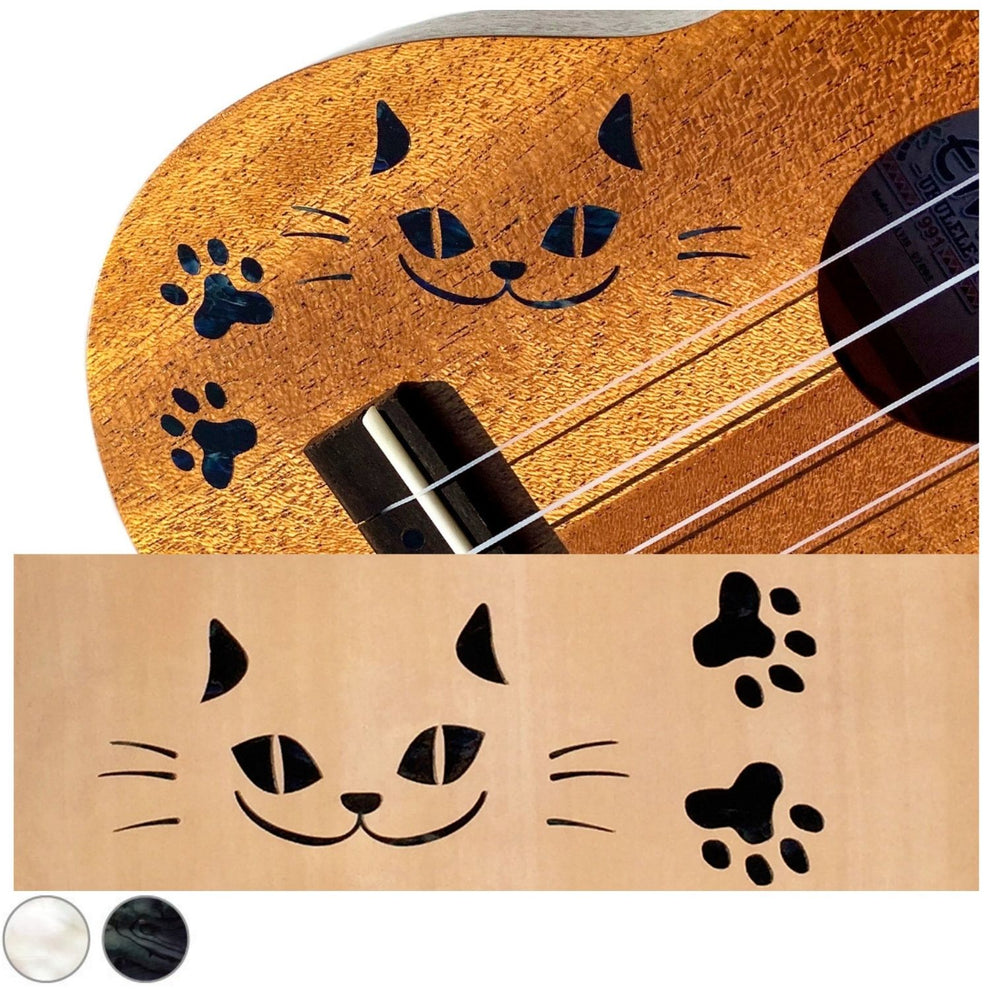 Walking Cat - Inlay Stickers Decals for Guitars & Bass