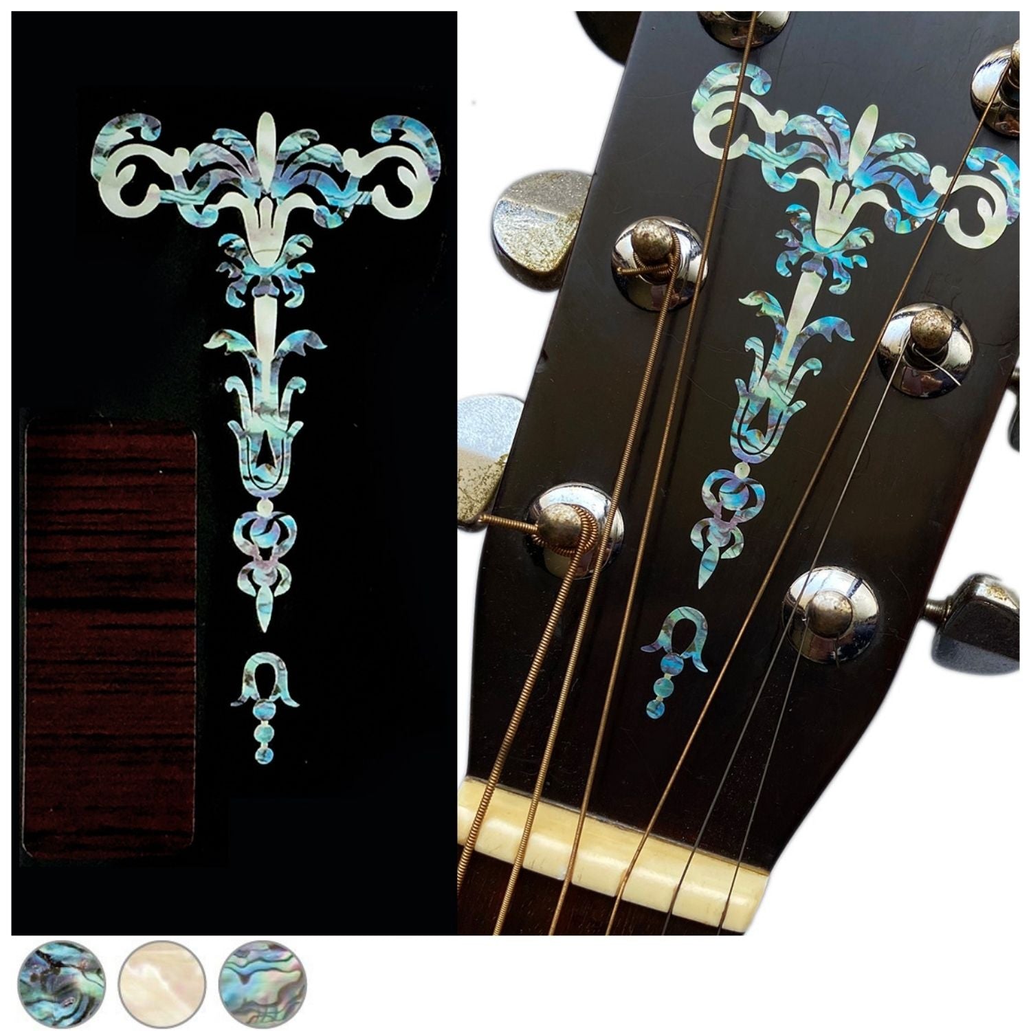 Gothic Torch - Inlay Sticker for Headstock – Inlay Stickers Jockomo
