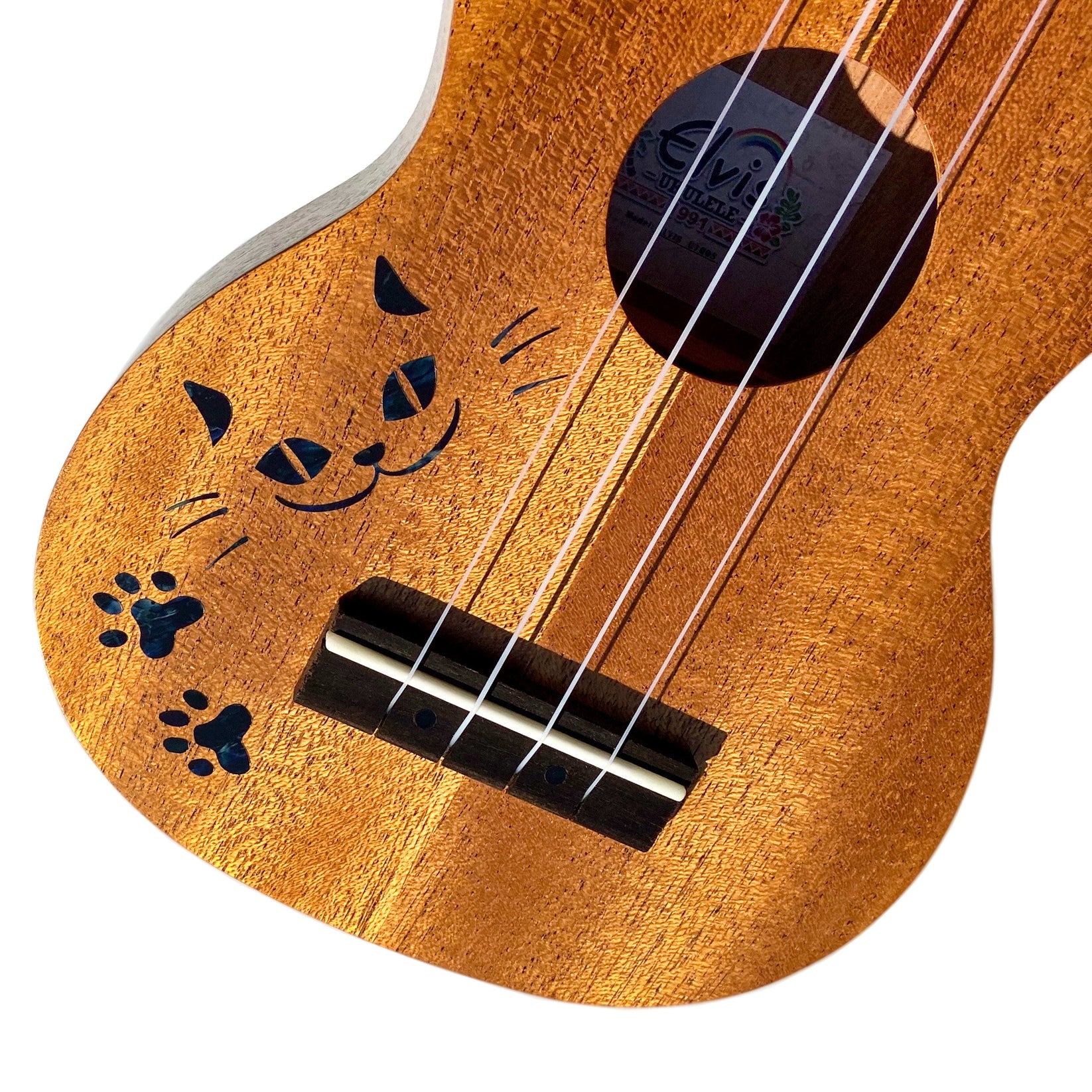 Walking Cat - Inlay Stickers Decals for Guitars & Bass