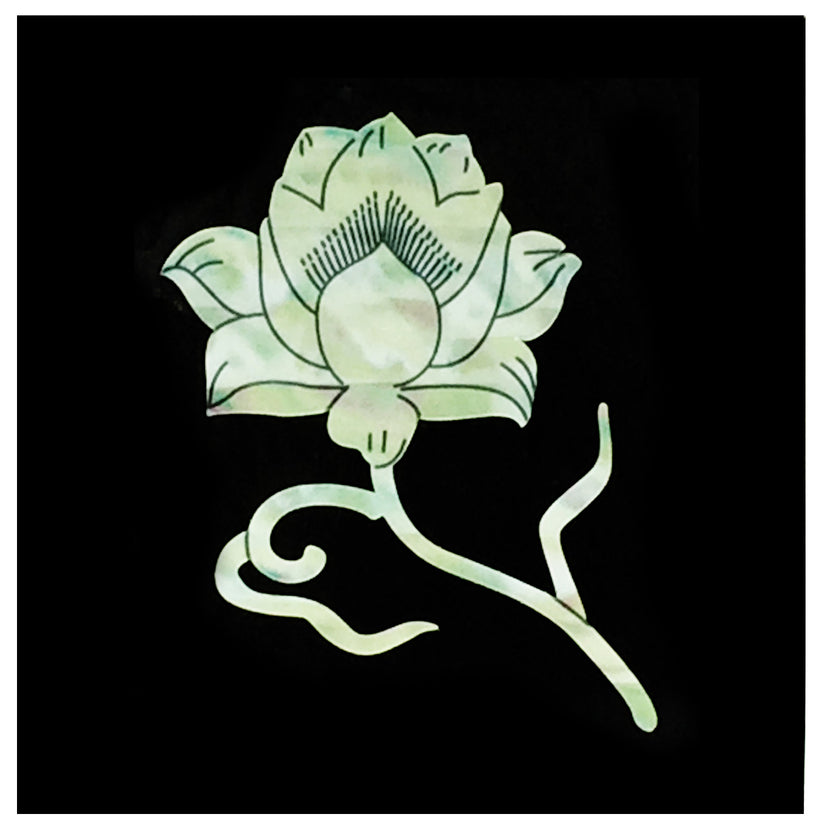 Lotus Flower - Inlay Sticker for Guitars & Bass