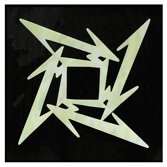 Metallica Ninja Star - Sticker Decal for Guitars & Bass