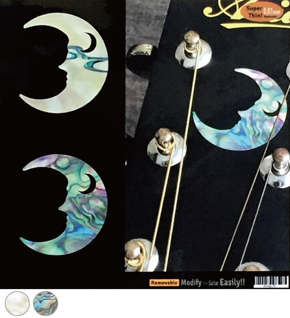Crescent Moon - Inlay Sticker for Guitars & Ukuleles – Inlay Stickers ...