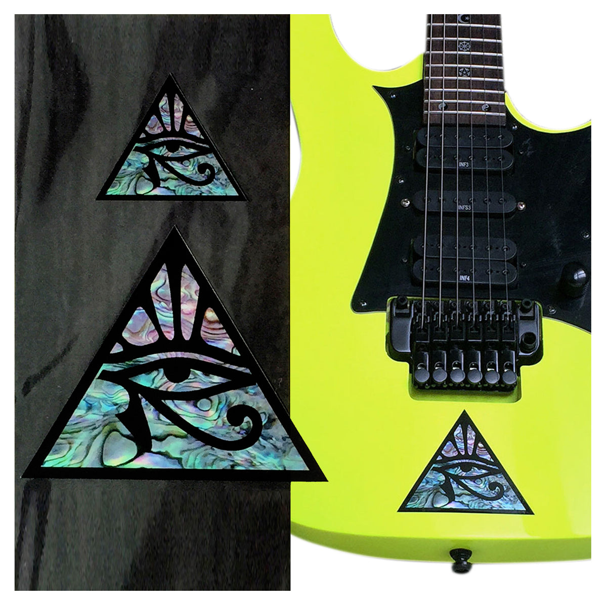 Pyramid Eyes - Inlay Stickers Decals for Guitars & Bass – Inlay ...