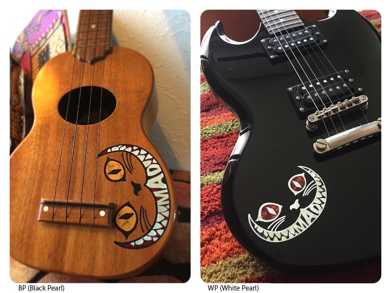 Cheshire Cat (Mad Cat) - Inlay Sticker for Guitars, Bass & Ukuleles ...