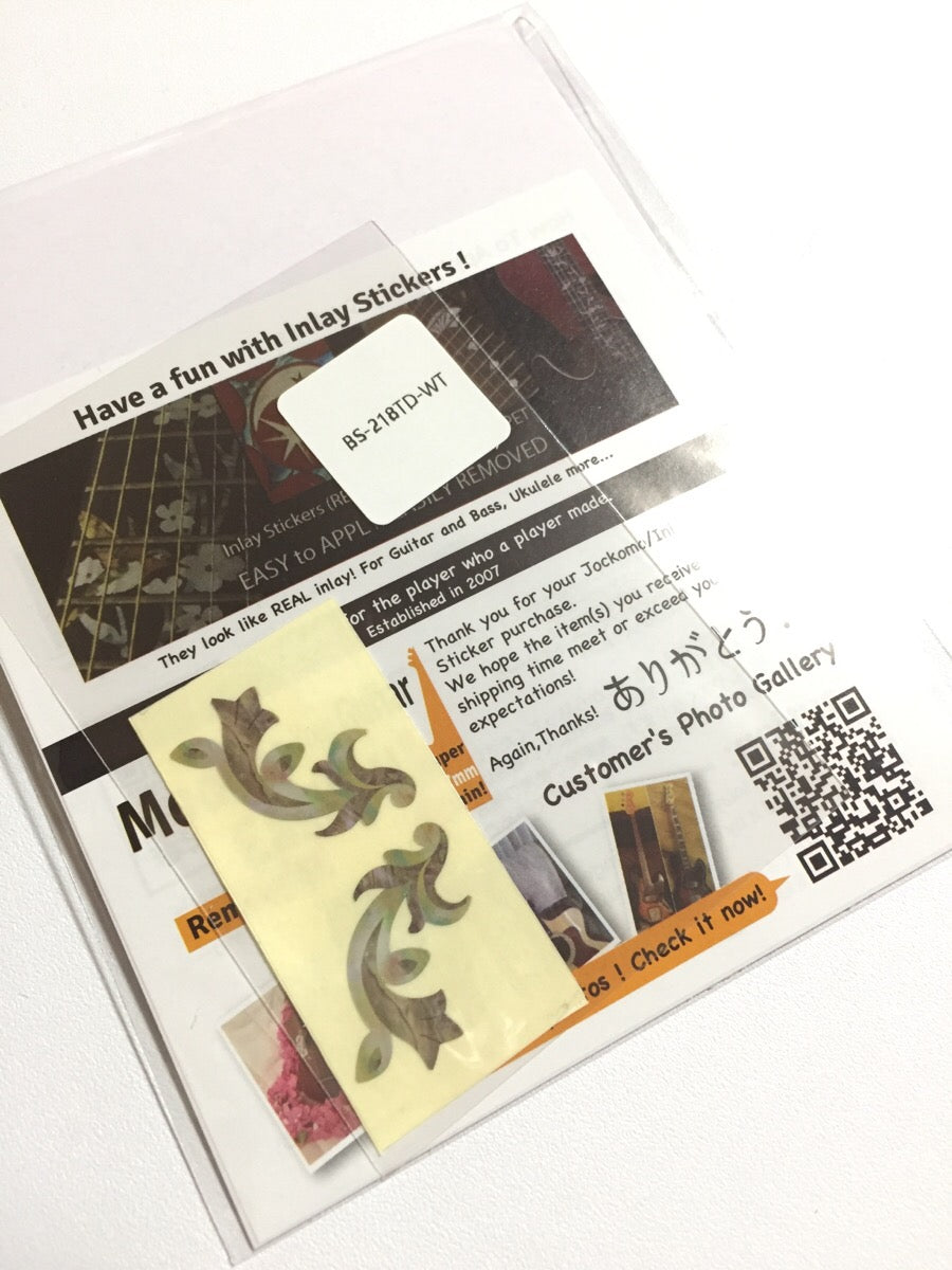 Traditional Motif - Inlay Stickers for Acoustic Guitar Bridge – Inlay ...