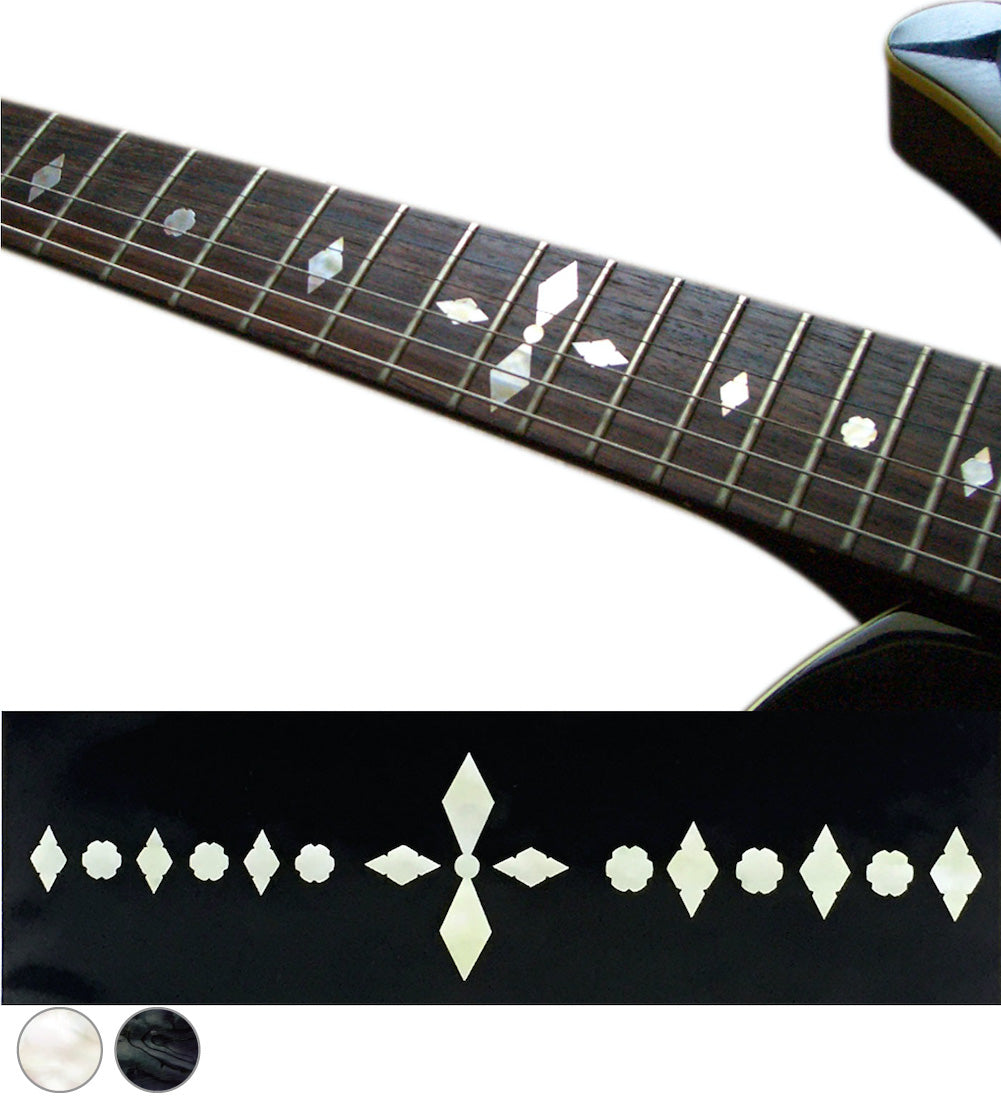 Diamond Checker Fret Markers - Inlay Stickers for Guitars – Inlay ...