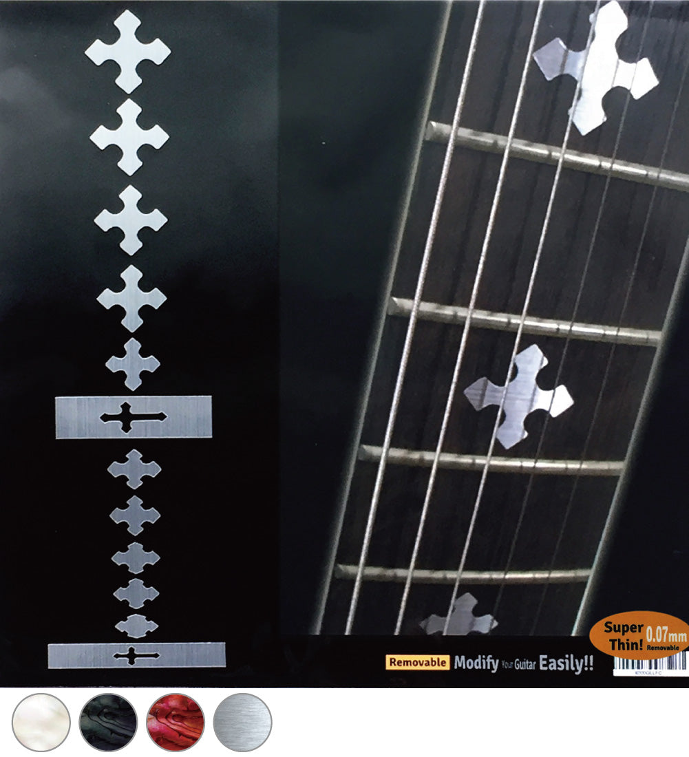 Cross - Fret Markers for Guitars & Bass – Inlay Stickers Jockomo