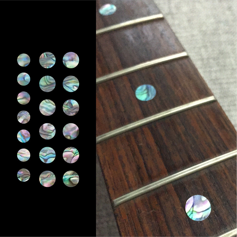 Custom Dot Fret Markers - Inlay Stickers for Guitars, Bass & Ukuleles ...