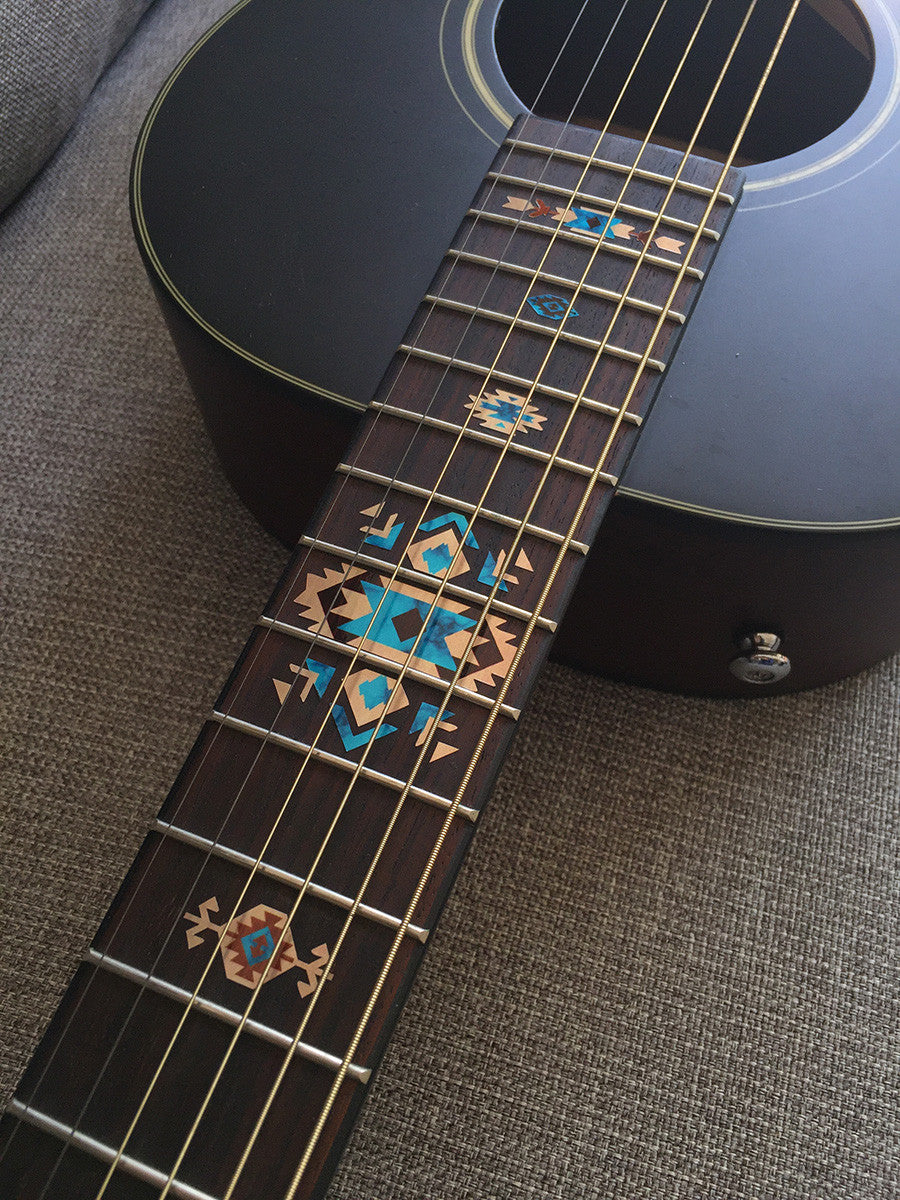 Native American Style Ethnic Pattern Fret Markers for Guitars – Inlay ...