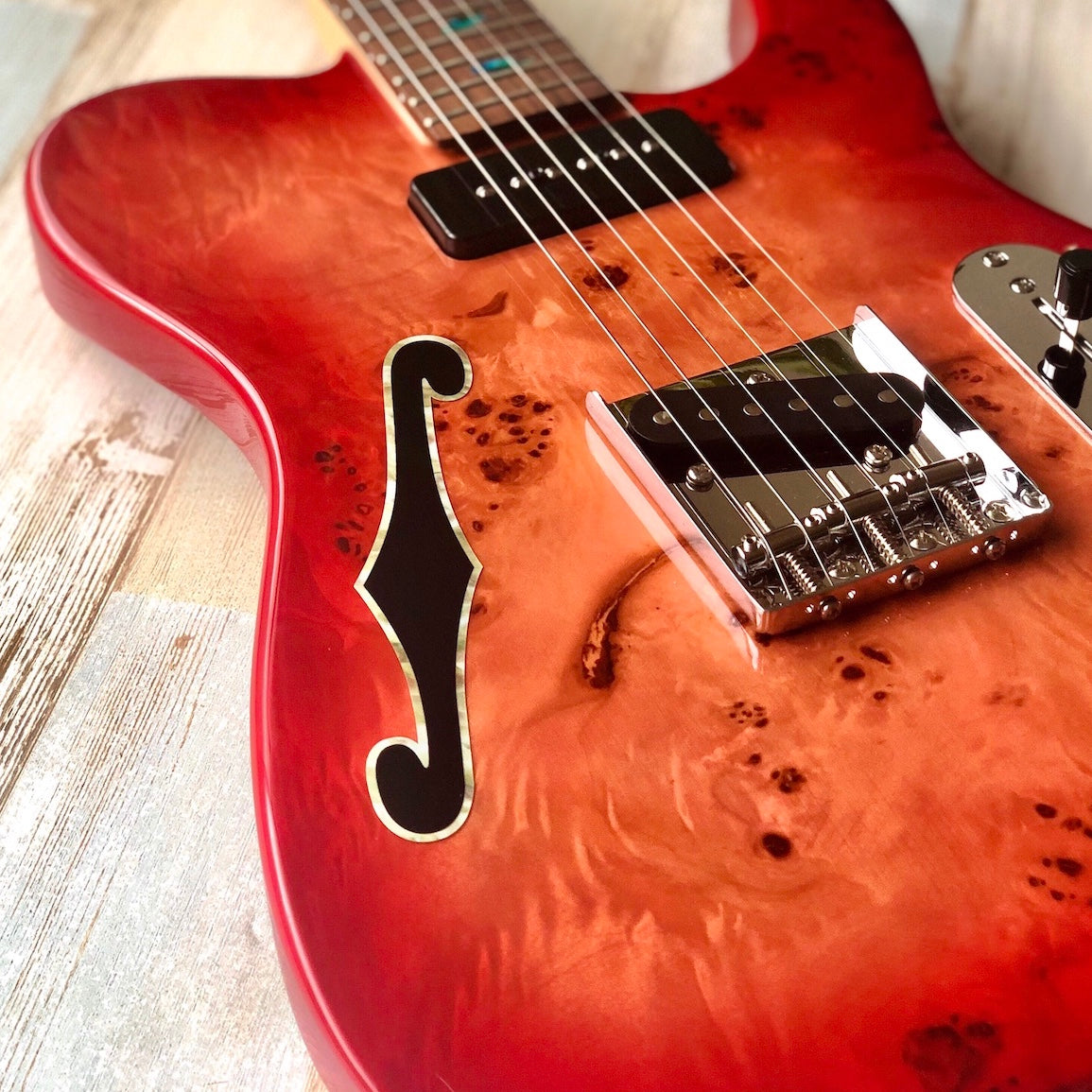 Telly Style F-Hole / Faux-Hole Sticker for Guitars & Bass – Inlay ...