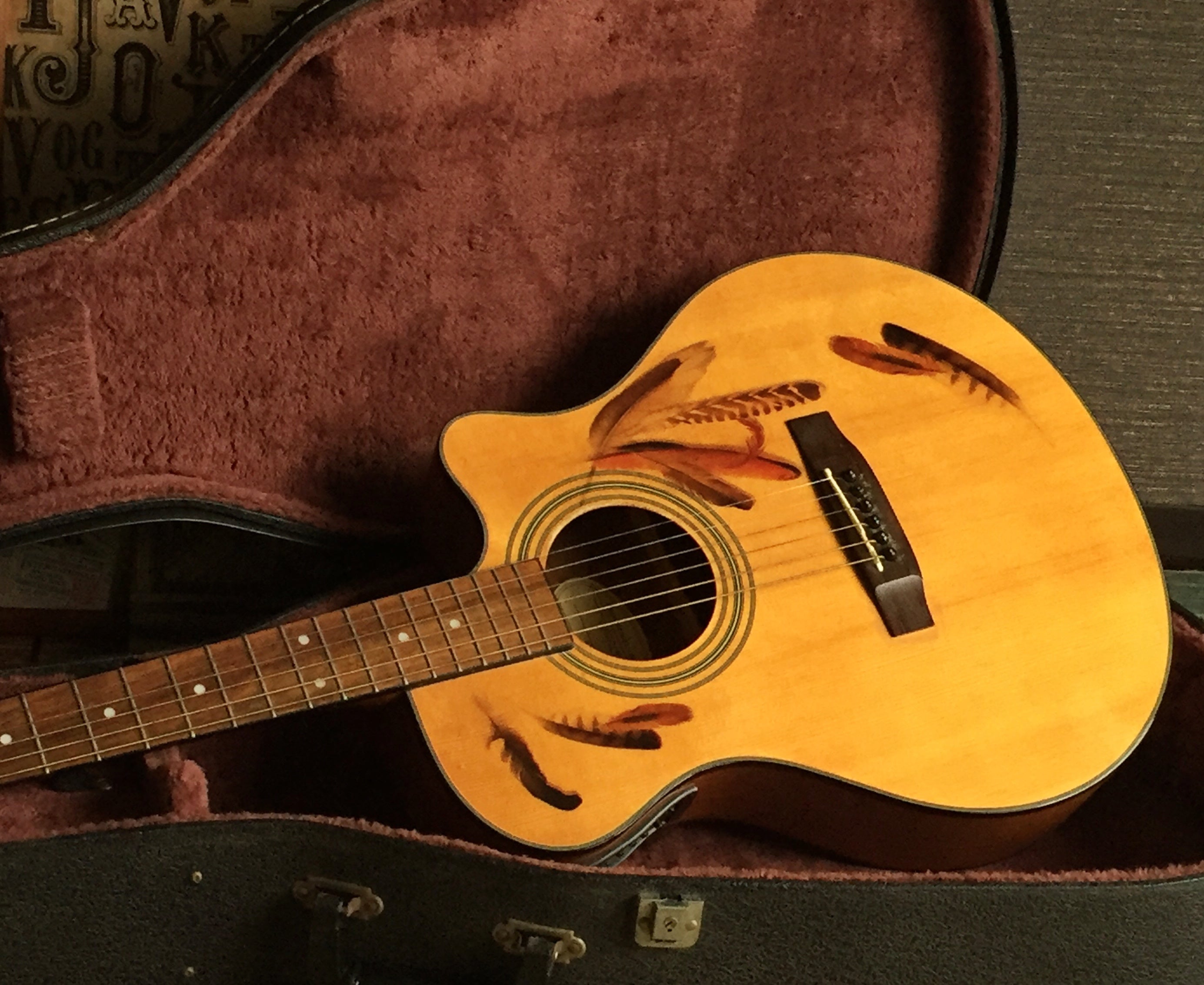 Feathers - Layer Graph Stickers for Guitars & Bass – Inlay Stickers Jockomo