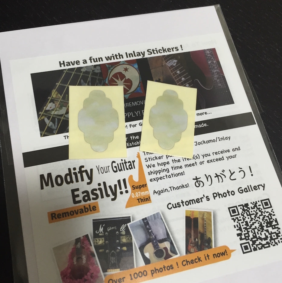 Cloud - Inlay Sticker for Guitar Headstock – Inlay Stickers Jockomo