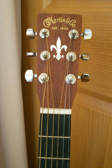 Fleur de Lys - Inlay Sticker for Guitar Headstock – Inlay Stickers Jockomo