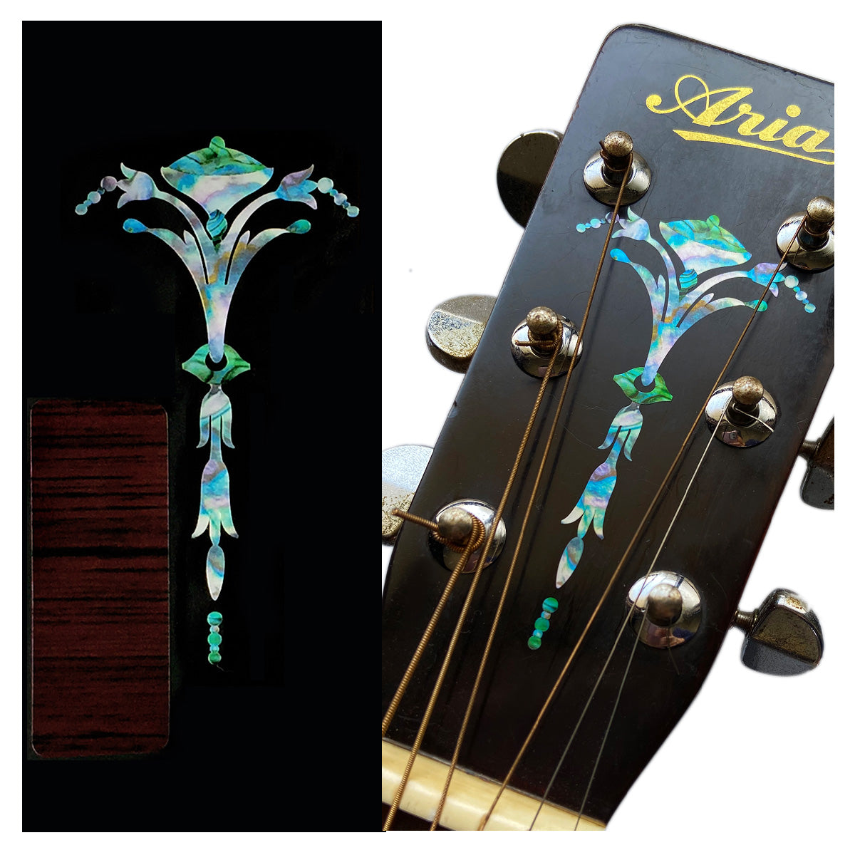 Old Torch - Inlay Sticker for Headstock – Inlay Stickers Jockomo