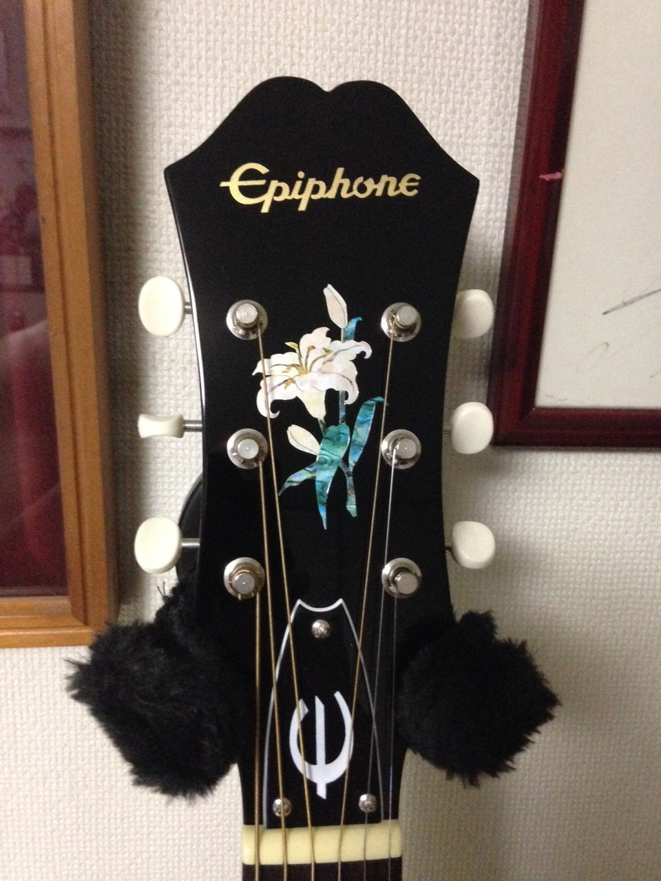 Lily Flower - Inlay Sticker for Headstock – Inlay Stickers Jockomo