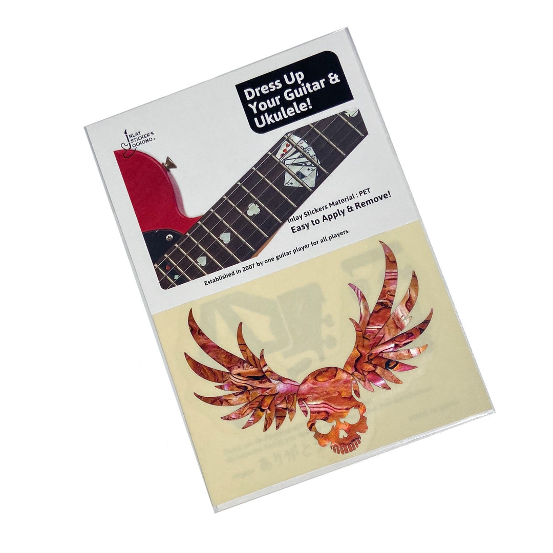 Winged-Skull - Inlay Sticker Decal for Guitars & Bass – Inlay Stickers ...