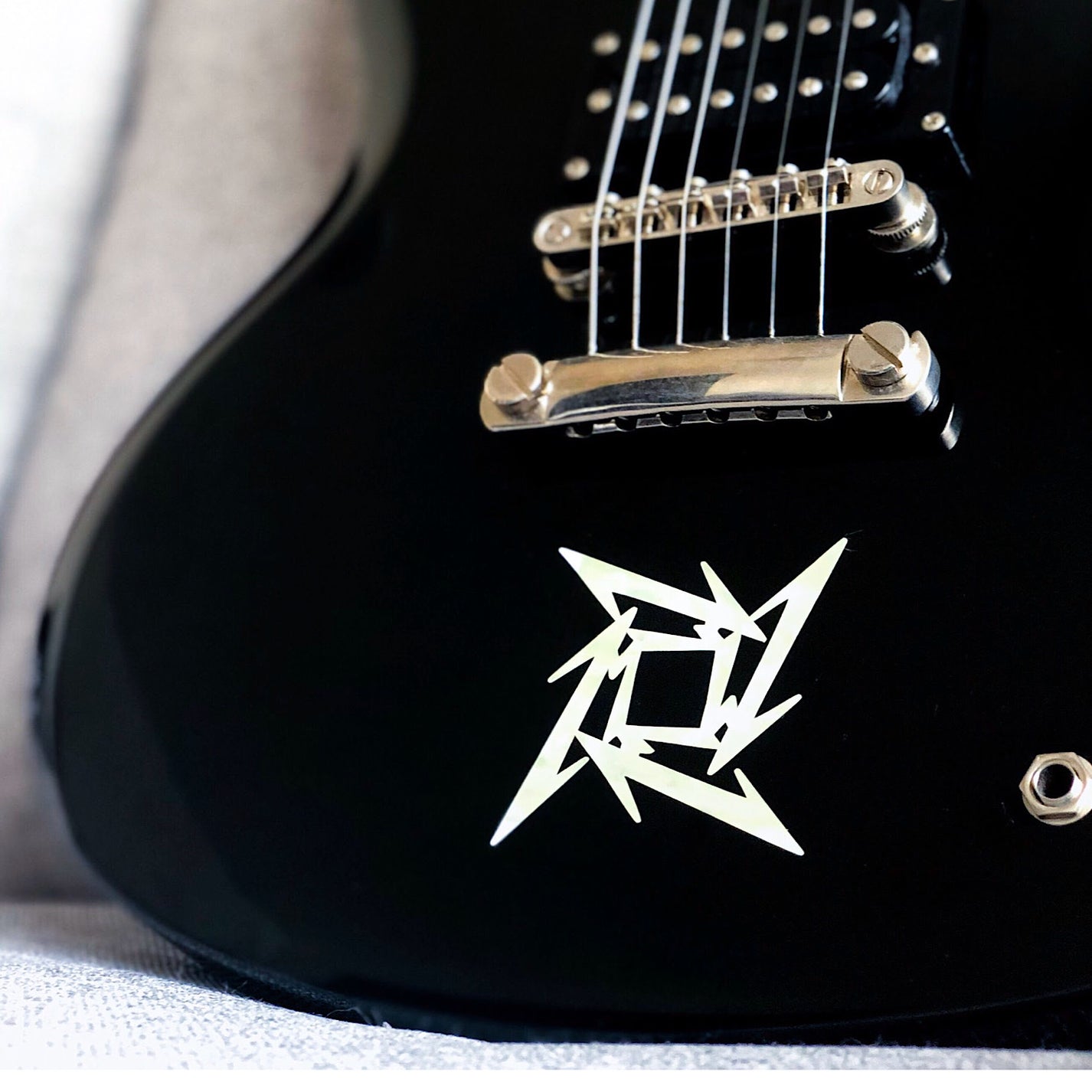 Metallica Ninja Star - Sticker Decal for Guitars & Bass
