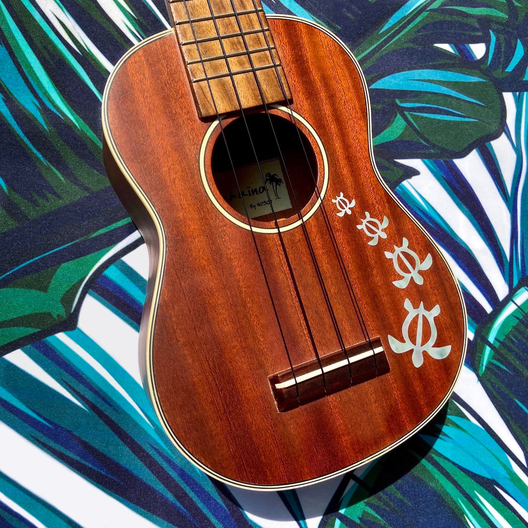 Honu Family (Sea Turtles) - Inlay Stickers Decals for Ukuleles – Inlay ...