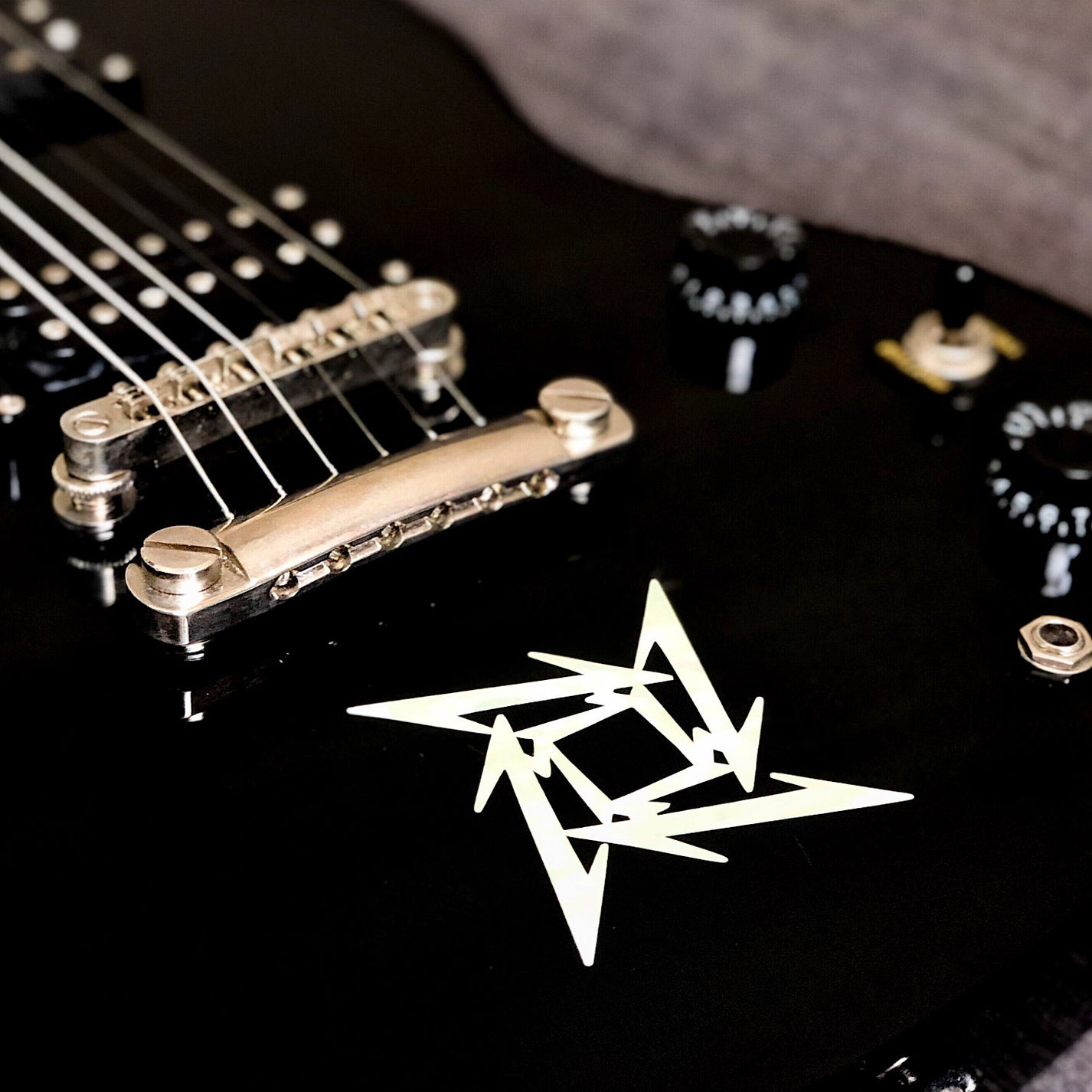 Metallica Ninja Star - Sticker Decal for Guitars & Bass