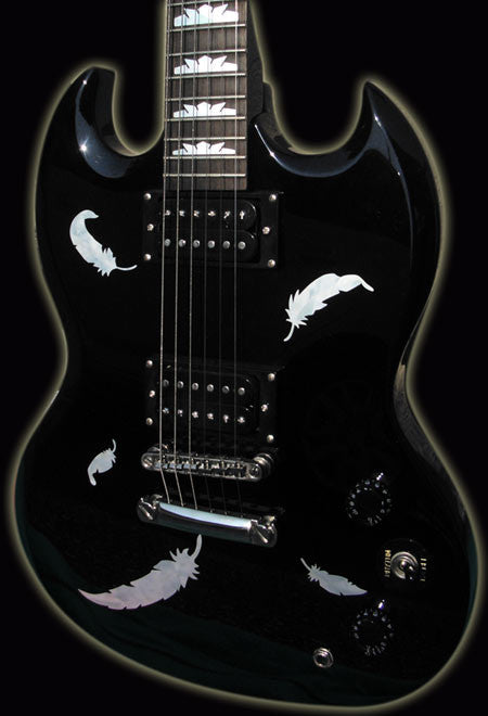 White Feathers - Inlay Stickers Decals for Guitars & Bass – Inlay ...